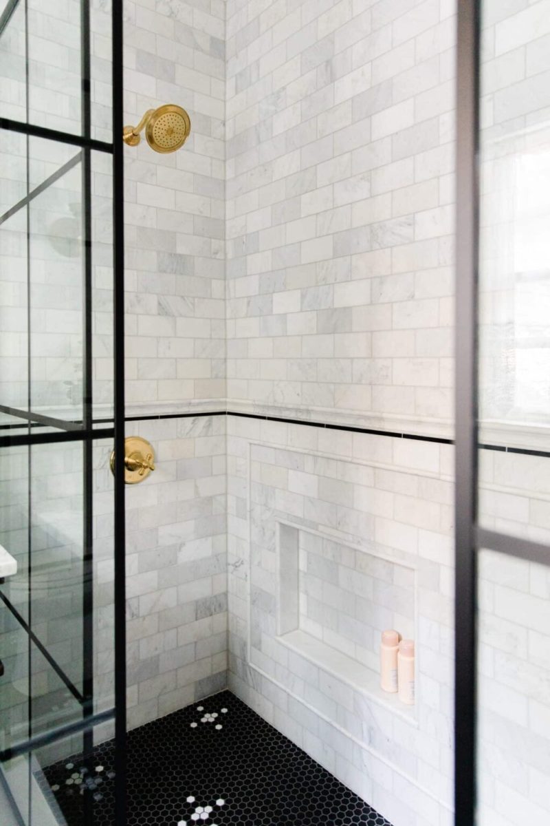 25 Creative Shower Niche Tile Shelf Ideas - EdgeFurnish